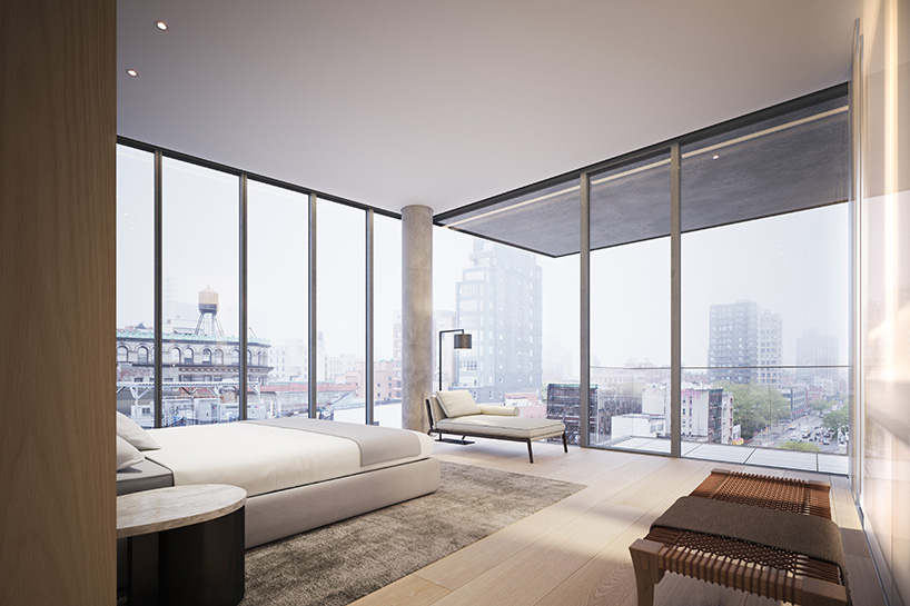new penthouse renderings of tadao ando's NYC residential building