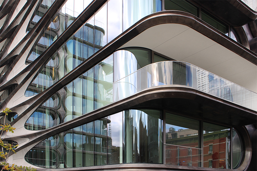 zaha hadid's 520 west 28th street nears completion on the high line