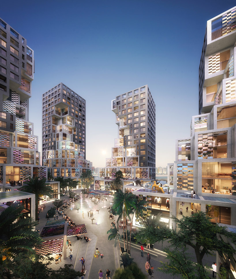 MVRDV plans valley of erupted towers for inaugural UAE project: pixel