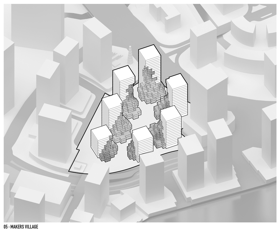 MVRDV plans valley of erupted towers for inaugural UAE project: pixel