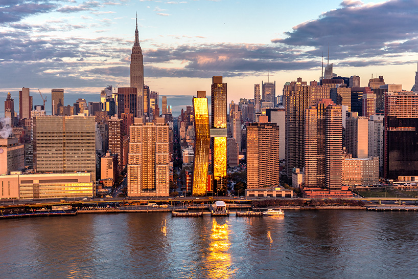 SHoP architects completes skybridge at the american copper buildings