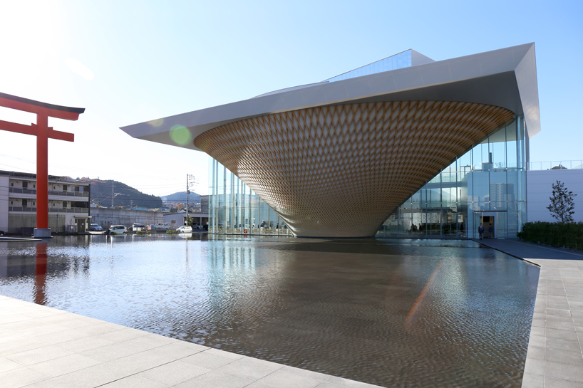 shigeru ban-designed mt. fuji world heritage center opens in japan