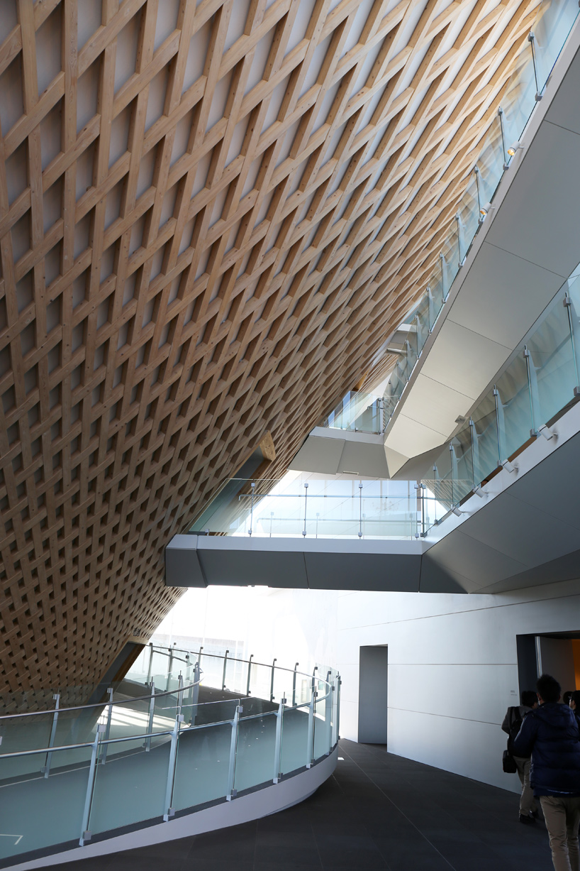 shigeru ban-designed mt. fuji world heritage center opens in japan