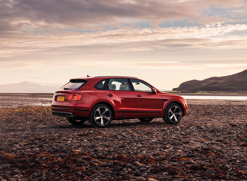 bentley reveals the bentayga V8 luxury SUV