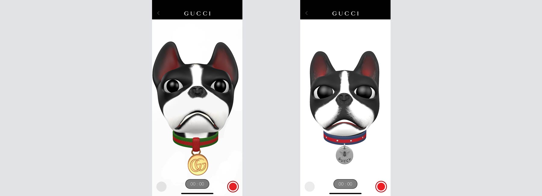 gucci dog animoji introduced for chinese 'year of the dog'