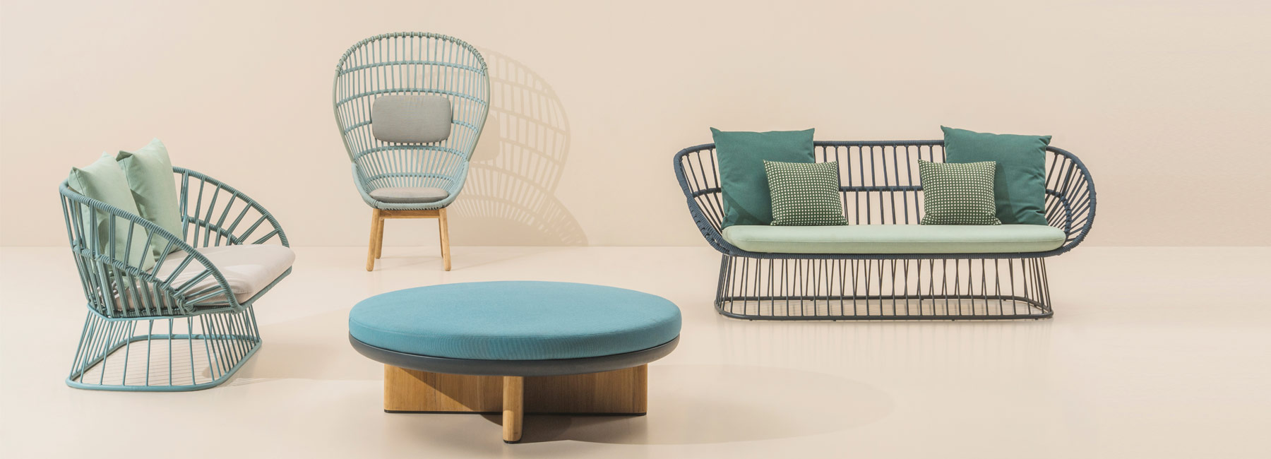 doshi levien completes woven kettal cala collection for IMM cologne 2018