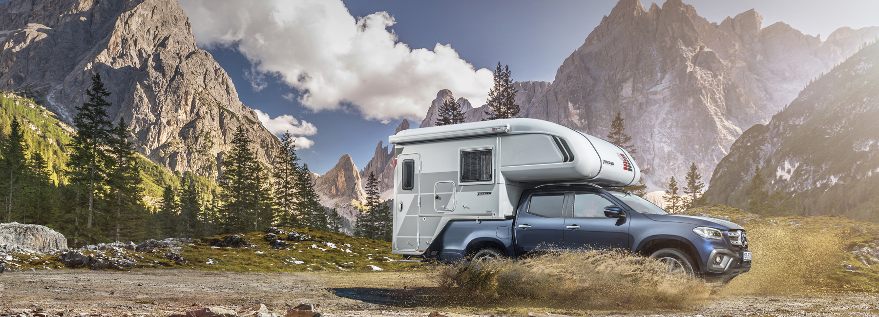 mercedes presents first camper van concepts based on the X-class pickup ...