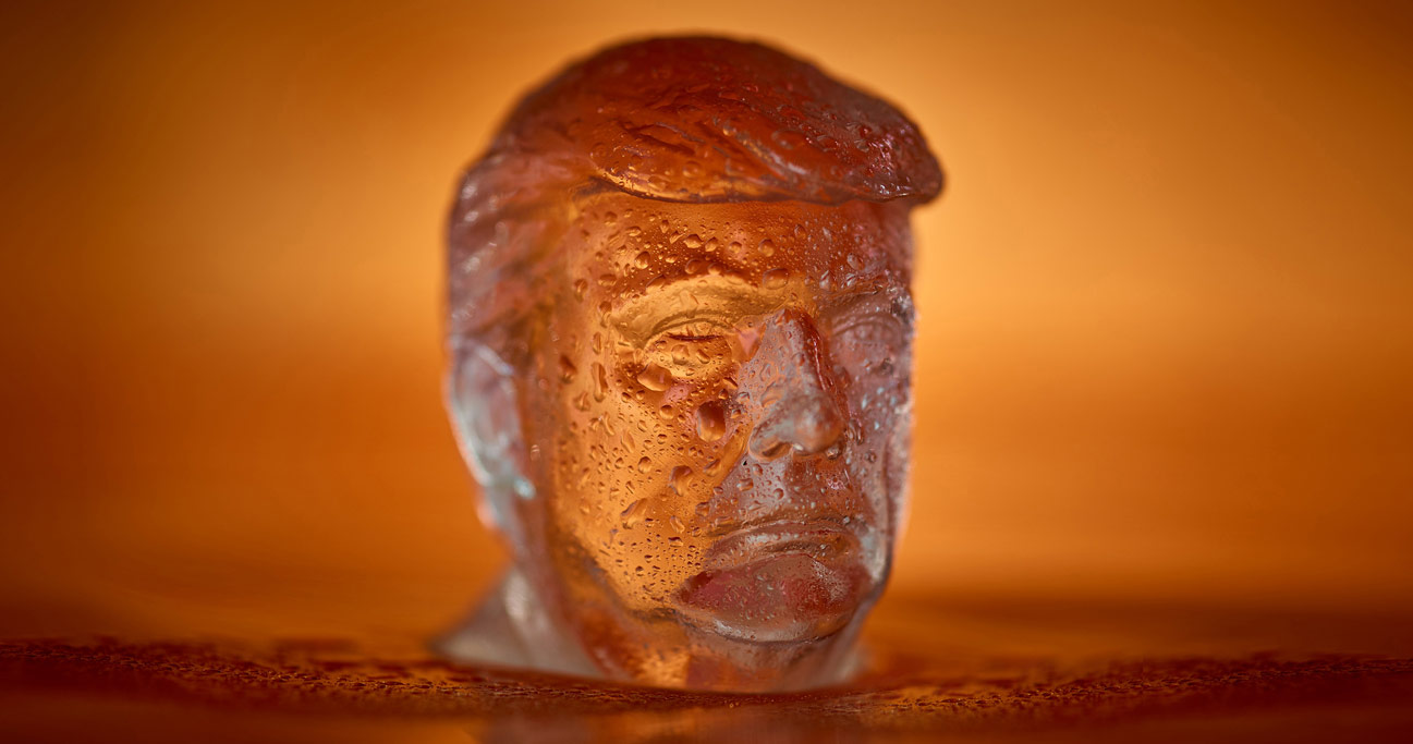 trump ice-head trays: cool down while the planet heats up!