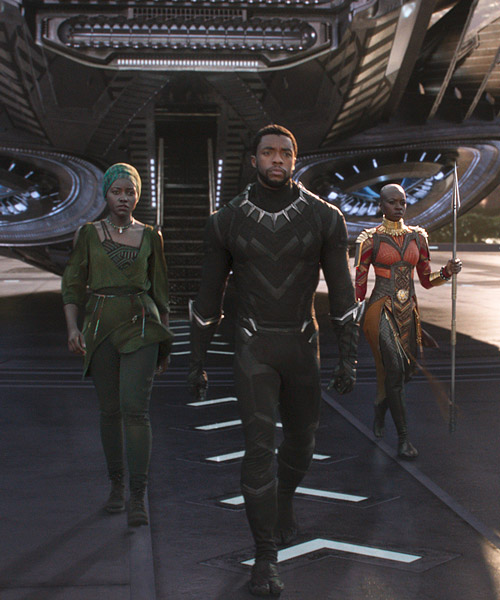 black panther costumes exemplify film's celebration of afrofuturism