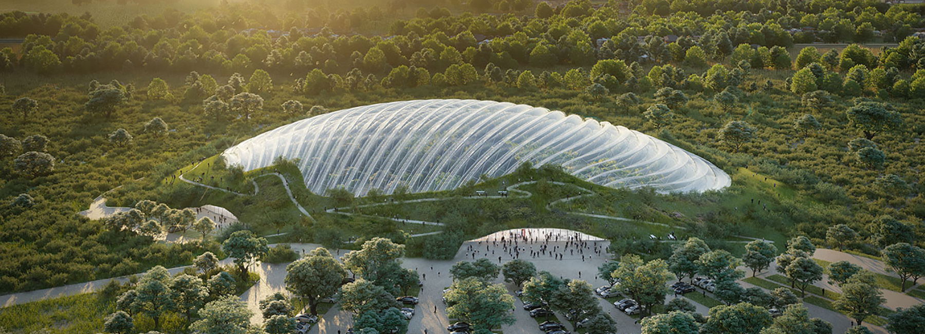see plans for the world’s largest tropical greenhouse under a single dome