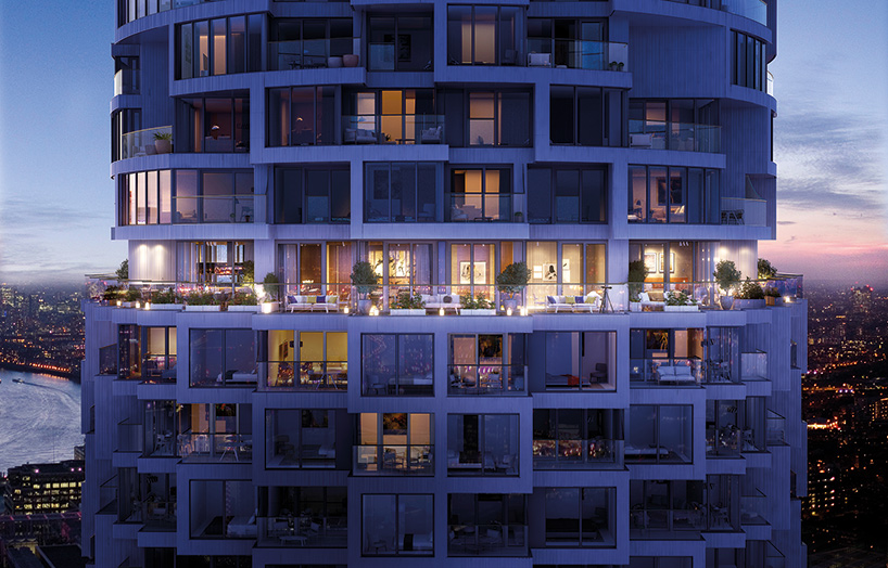 herzog & de meuron's 'one park drive' tower in london