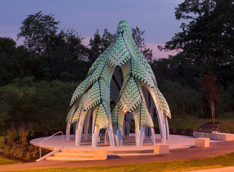 ‘pines sanctuary’, an arboreal architectural labyrinth that mimics ...