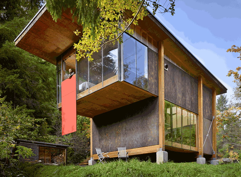 eerkes architects scavenged together the parts used in this sustainable ...