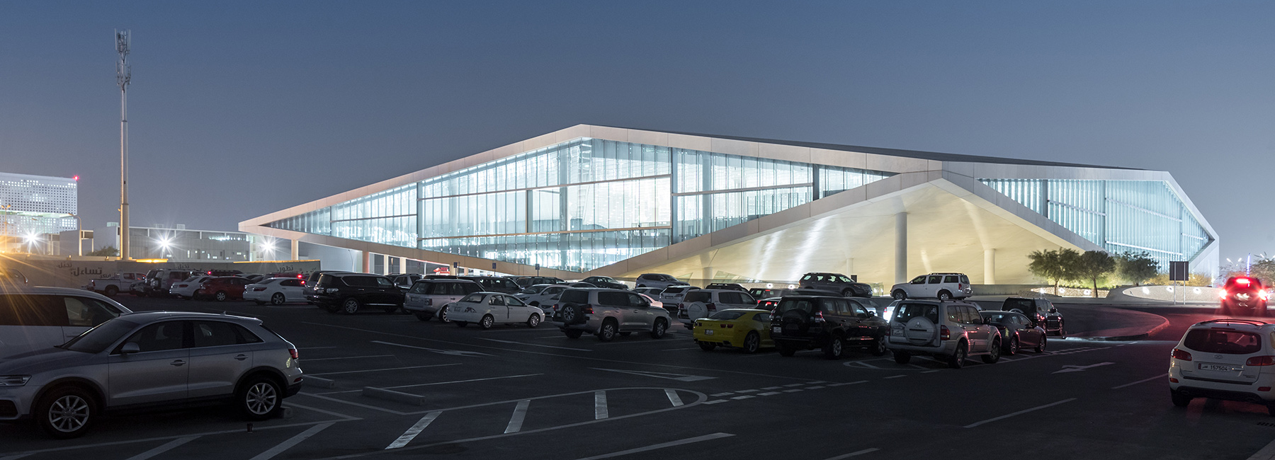 OMA's qatar national library officially opens in doha