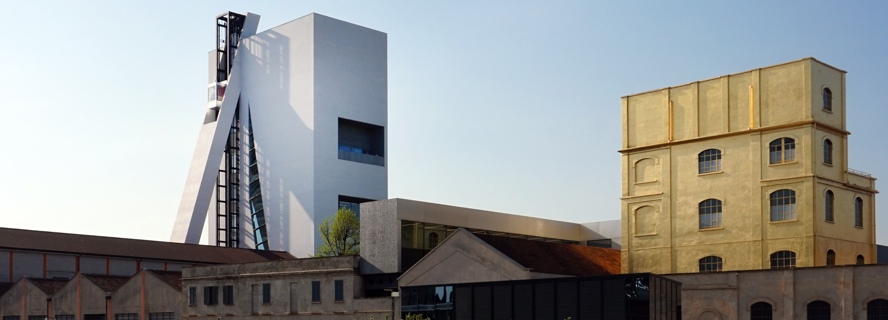 fondazione prada and OMA open 'torre' exhibition space in milan