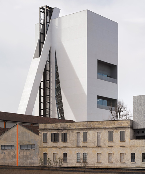 fondazione prada and OMA open 'torre' exhibition space in milan