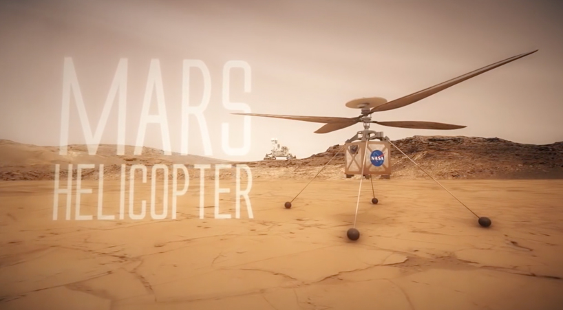 NASA mars helicopter to be the first autonomous aircraft on the red planet