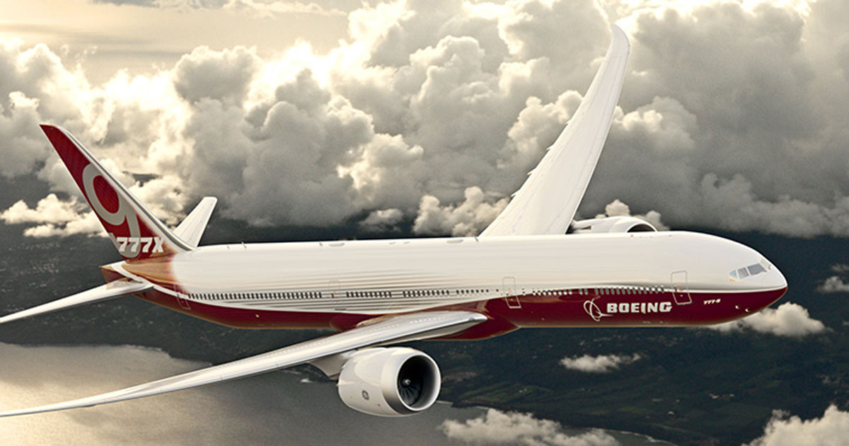 boeing's 777x will have futuristic foldable wings in order to fit into ...