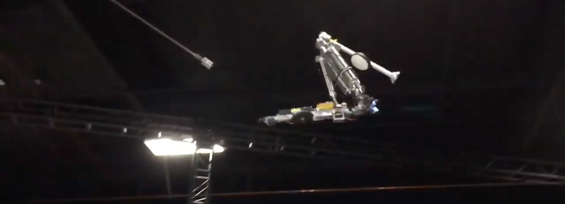 disney's human-scale stickman robot has amazing acrobatic skills