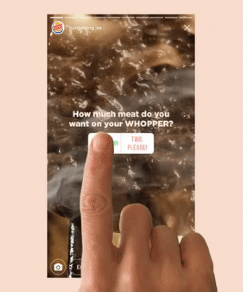 burger king demonstrates the power of instagram stories