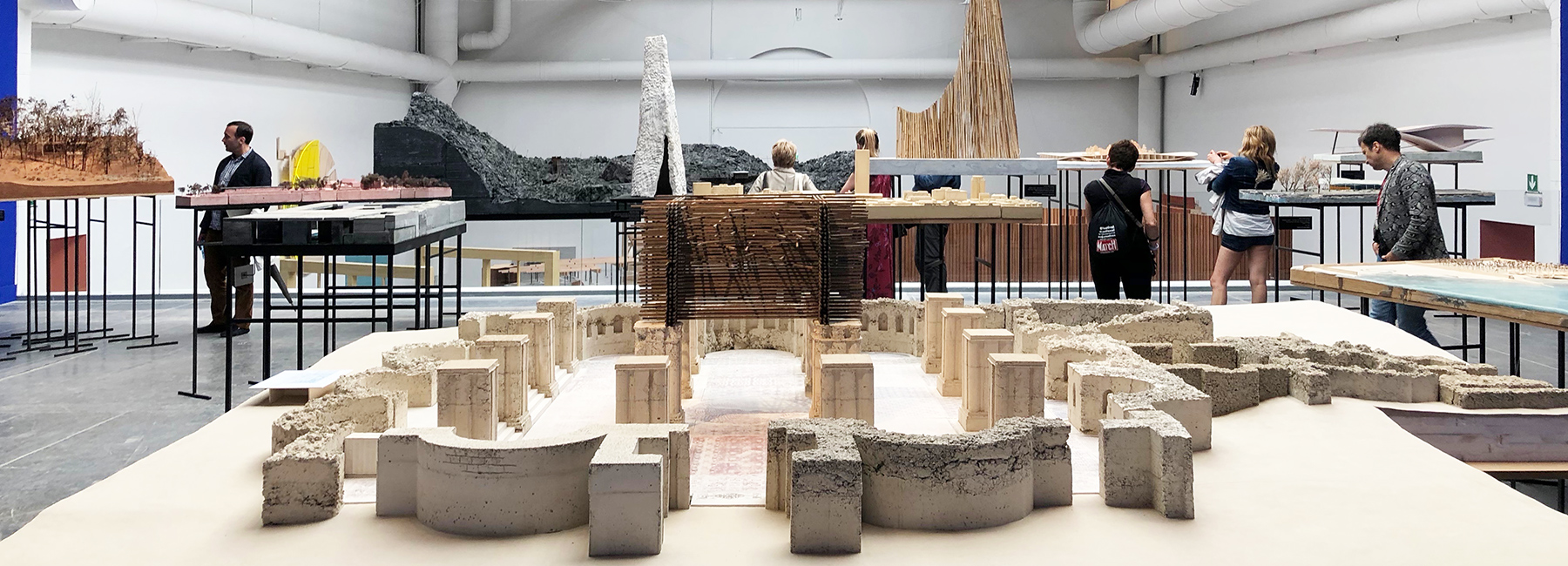 peter zumthor puts a 'workshop' of models on display at venice biennale
