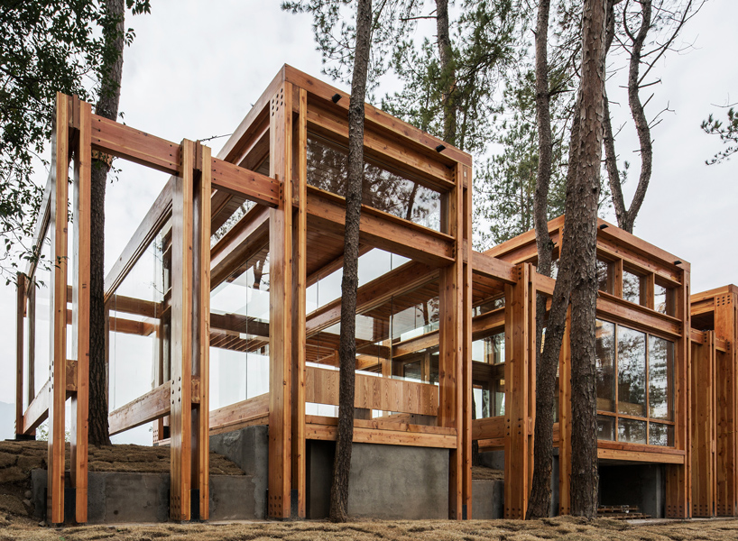 designed by DnA_design and architecture, the structure was assembled ...