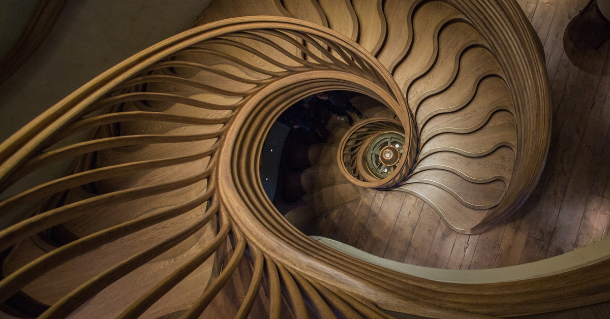 stairstalk, a plant-like staircase designed by atmos studio