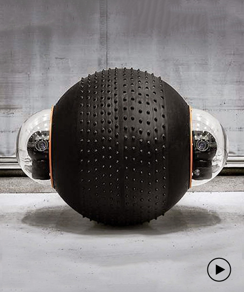 guardbot the robot surveillance ball can roll on any terrain - and even ...