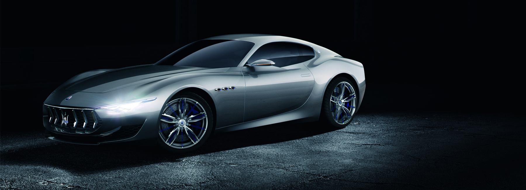 maserati electrifies their alfieri coupe concept-turned-production car