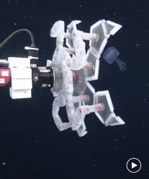 this 3D-printed origami robot captures delicate sea creatures without ...