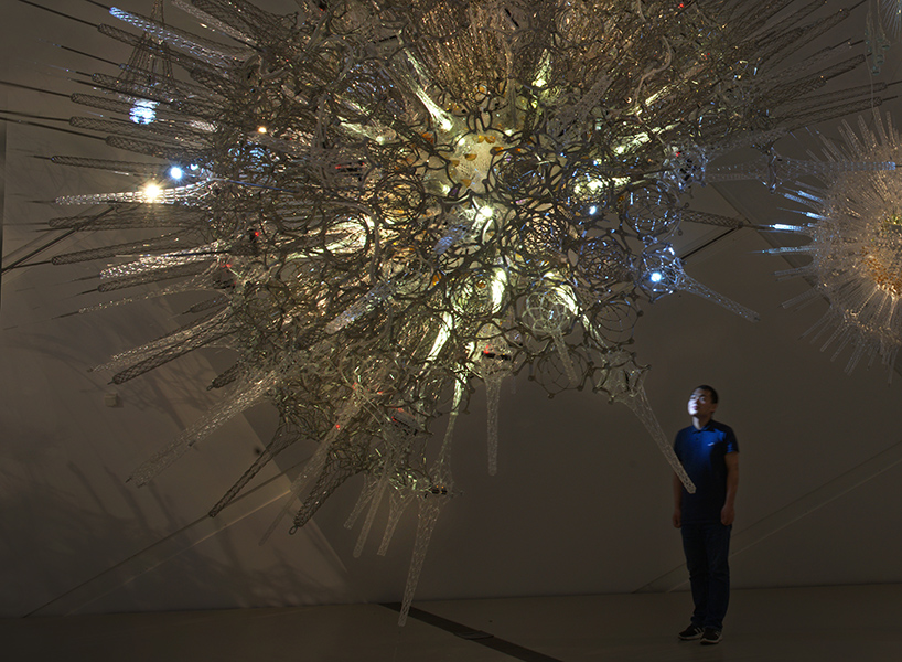 beesley's new sculptural environments employ AI and synthetic biology ...