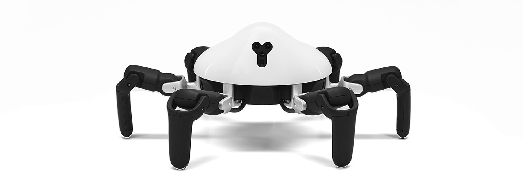 HEXA the six-legged robot plant chases the sun to look after its succulent