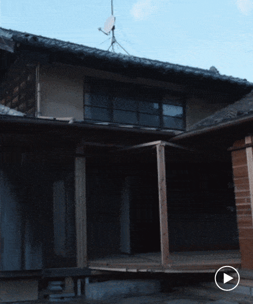 a 360° rotating center gives this japanese house a shape-shifting layout