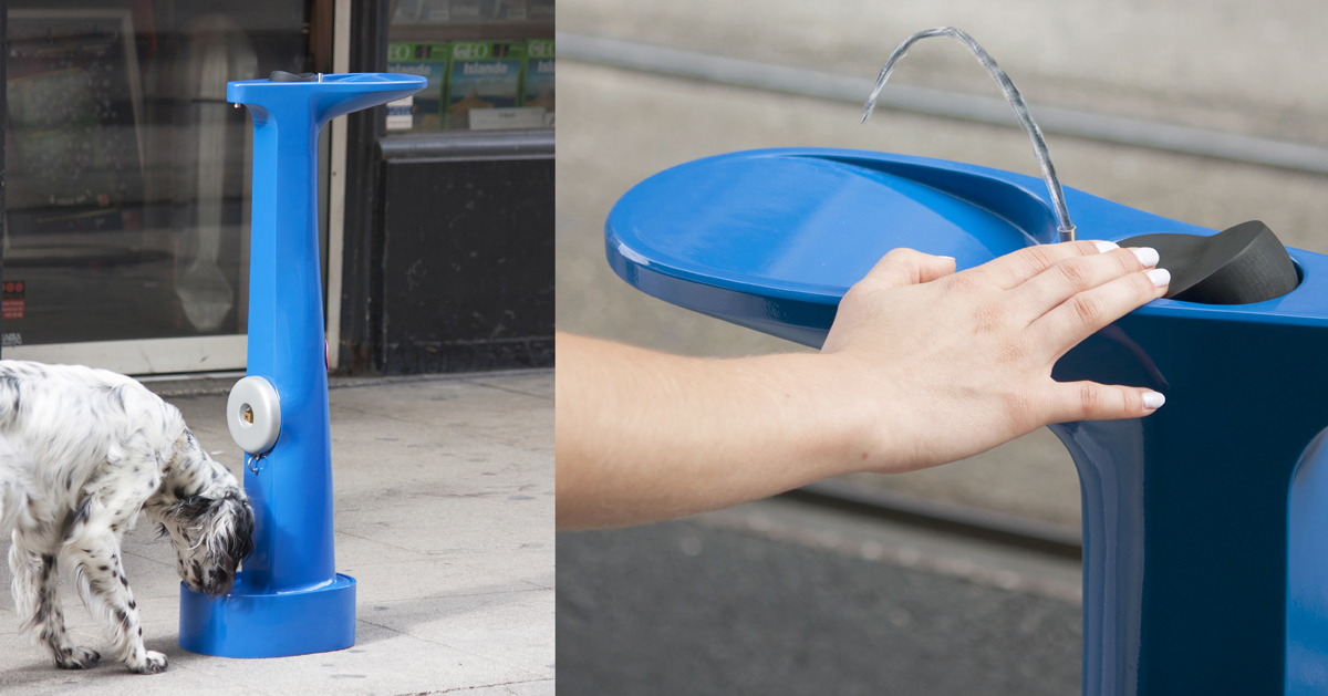dimitri nassisi reimagines the fire hydrant as a public fountain
