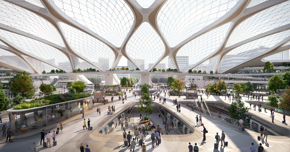 UNStudio teams up with hardt to unveil hyperloop 'stations of the future'