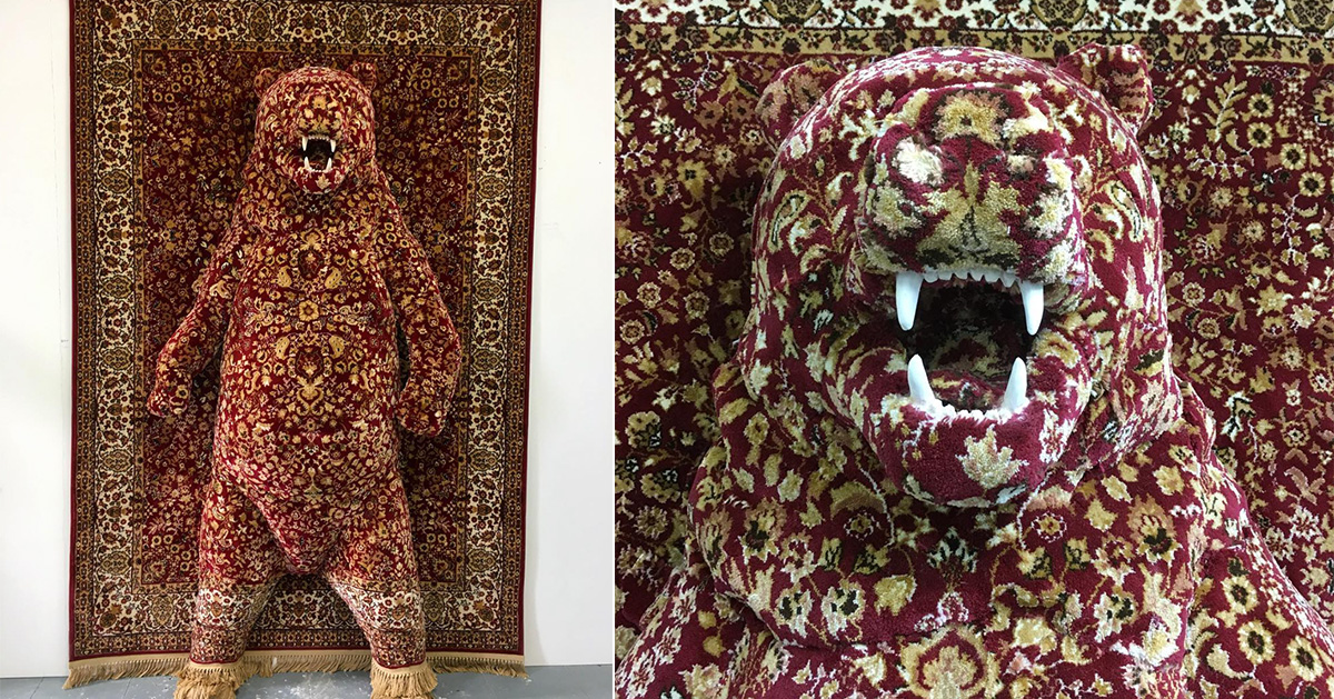 debbie lawson shapes immersive animal sculptures out of traditional ...