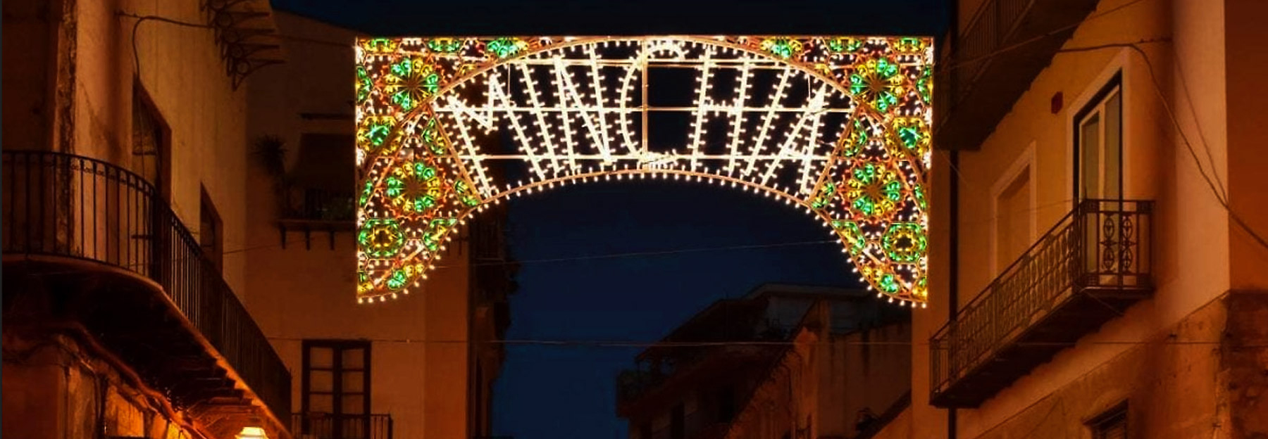 fabrizio cicero's 'minchia' luminaria: a shining swear word in the sky