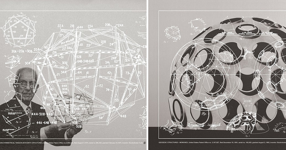 buckminster fuller made posters of his own work and they're now for sale