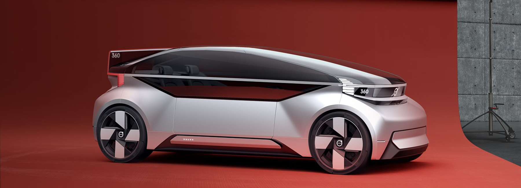 volvo 360C autonomous car concept is a bedroom, living space and work ...