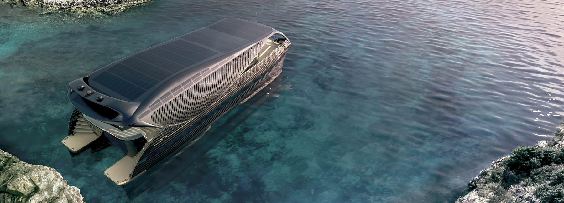 solar impact: world's first ocean-going solar-powered yacht can cruise ...