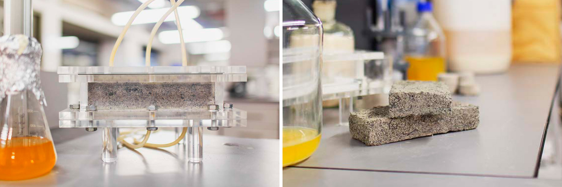 scientists make world's first bio-brick using human urine