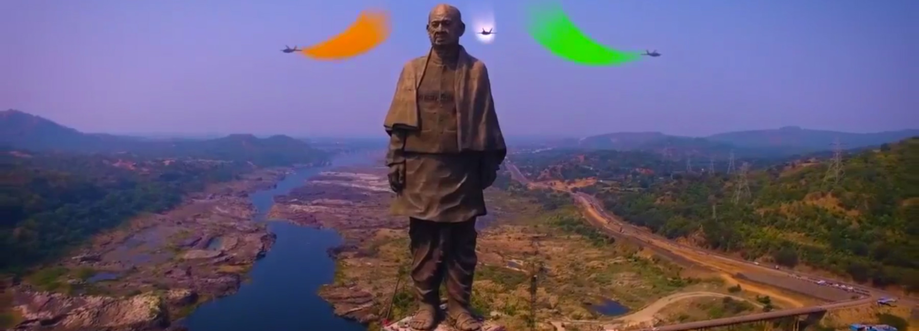 india reveals the 'statue of unity', the world's tallest
