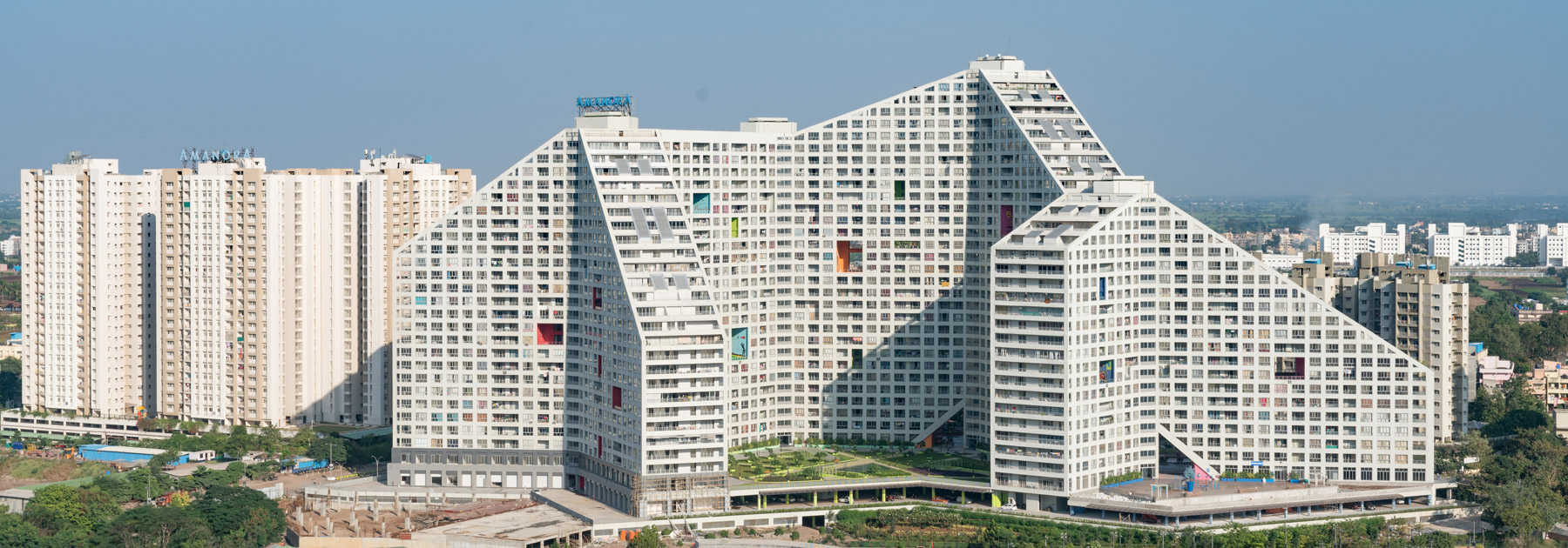 'future towers' marks MVRDV's first completed project in india