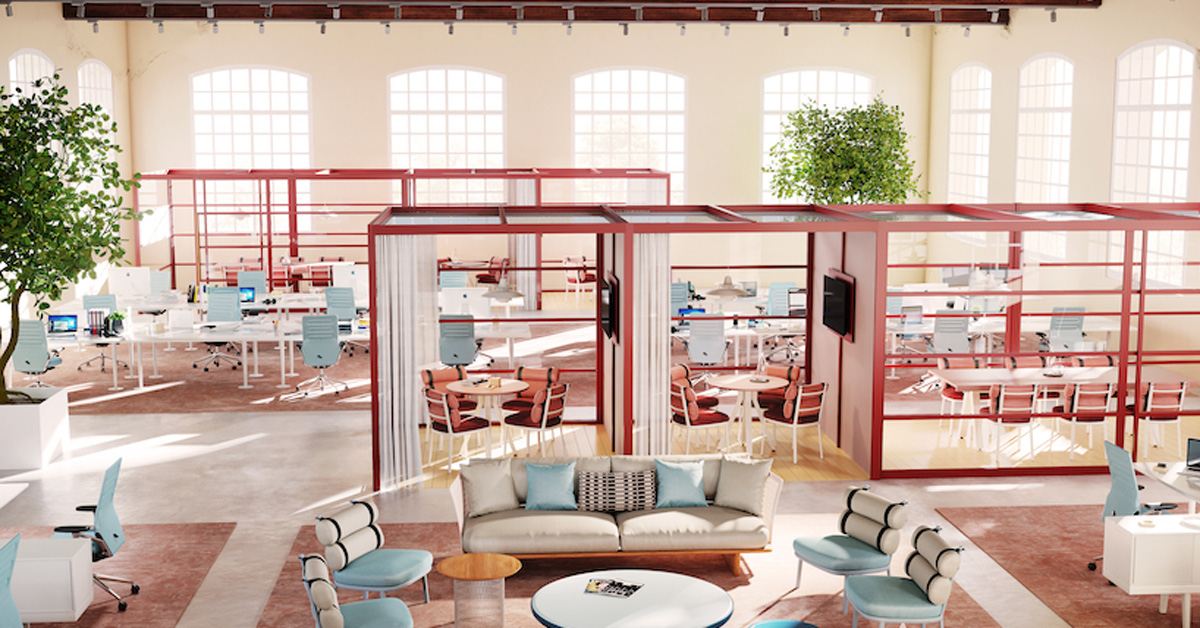 kettal presents modular 'office pavilions' for open-plan workspaces