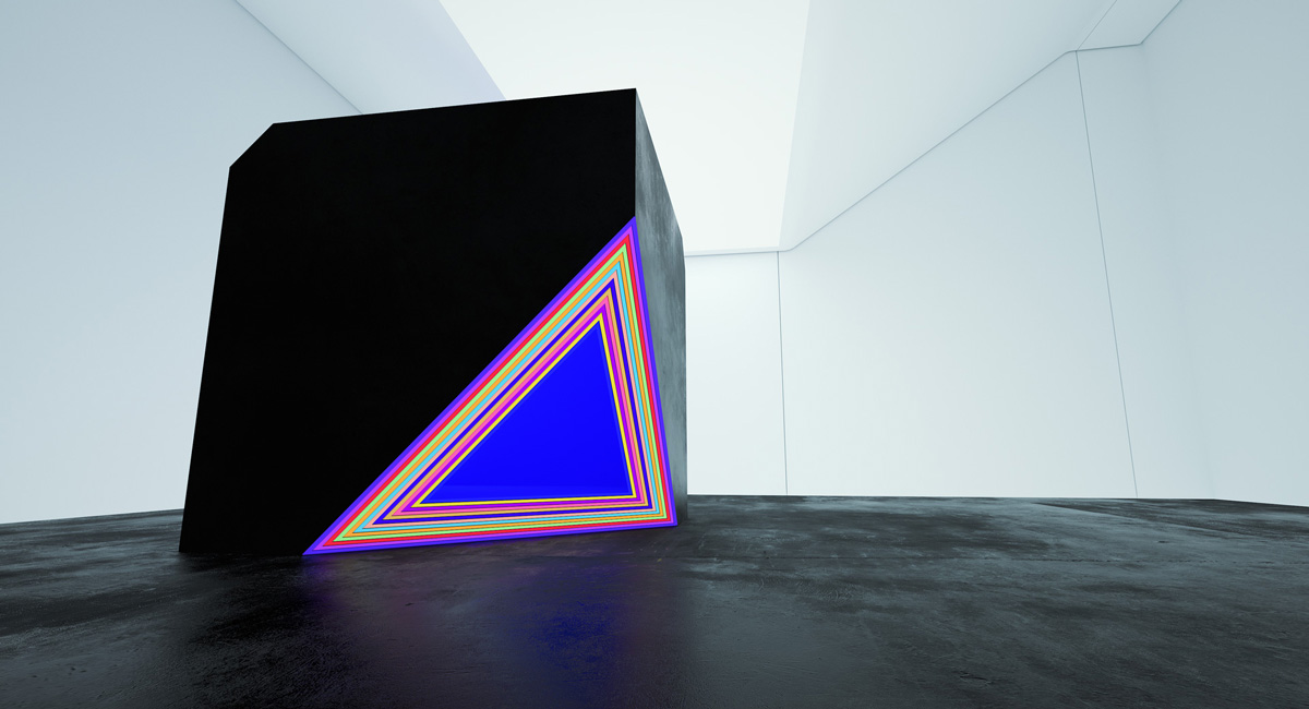 maxim zhestkov dissects layers of computer-generated monoliths