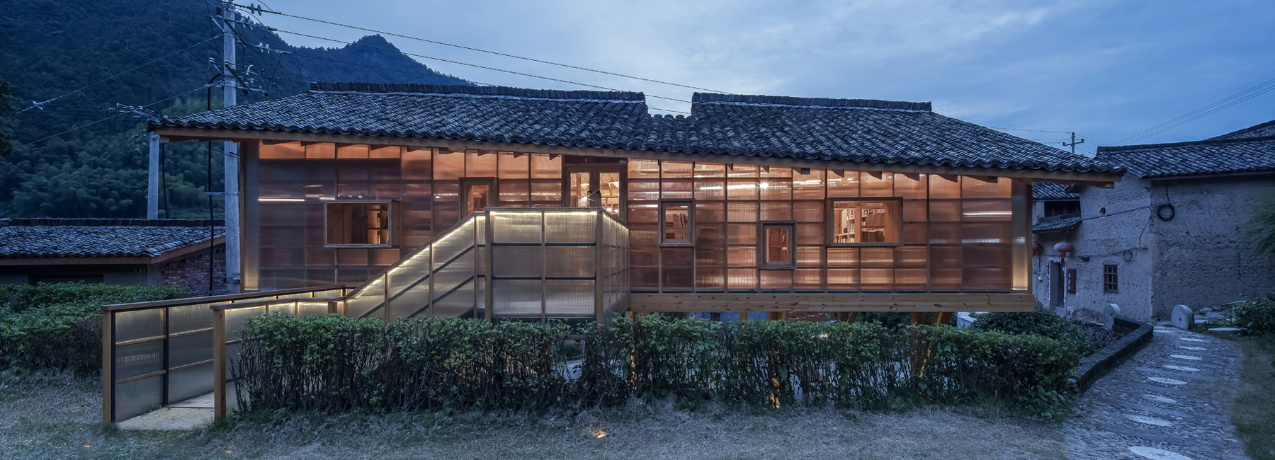 Translucent Mountain Home Bedroom