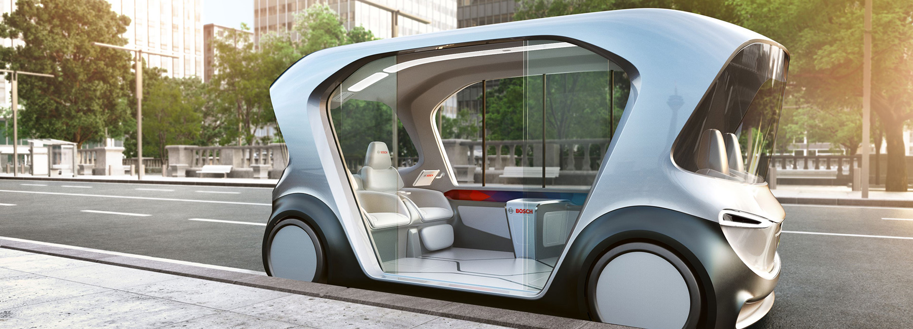 bosch presents its all electric, self-driving pod at CES 2019