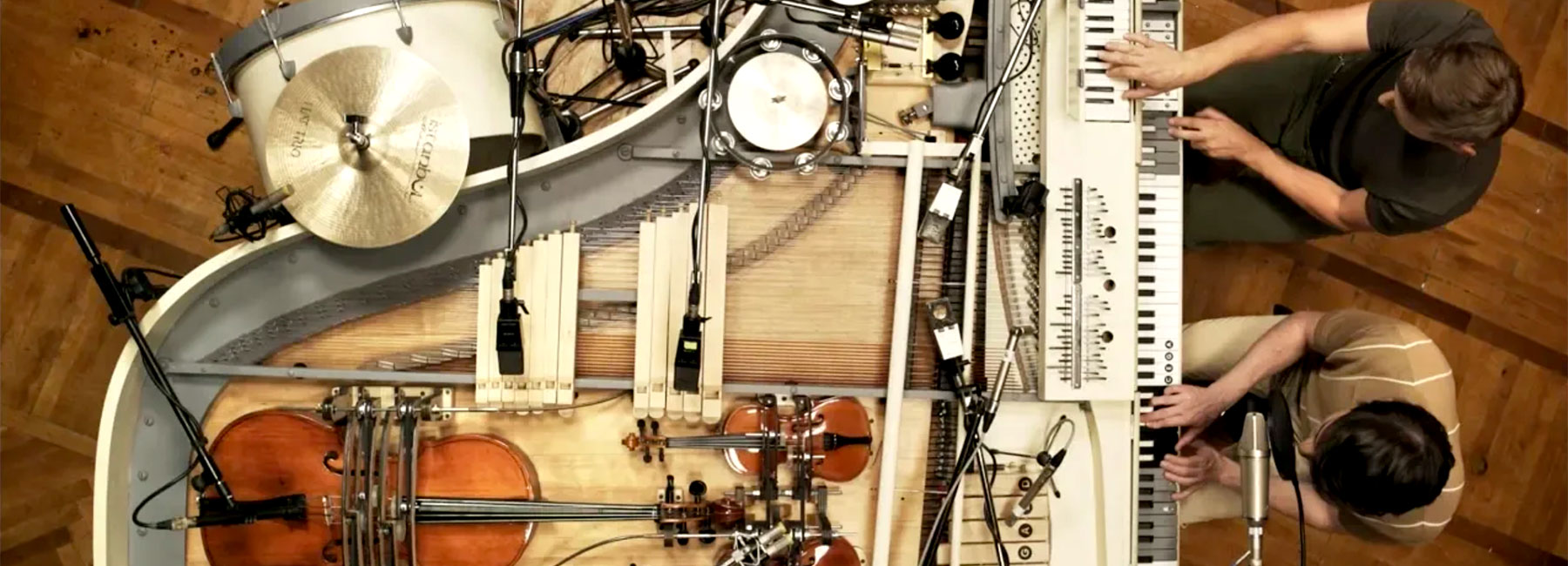 vintage piano turned into analog hybrid of 20 instruments controlled by ...