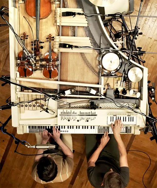 vintage piano turned into analog hybrid of 20 instruments controlled by ...
