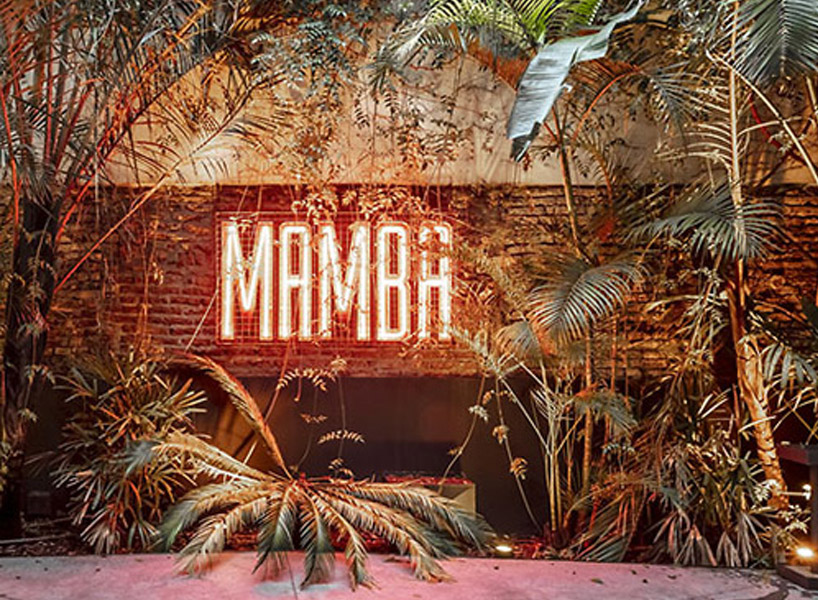 the interior is characterized by the sculptural elements made from iron ...